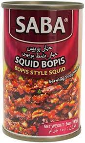 SABA Squid Bopis Style 155g – Adobo Market